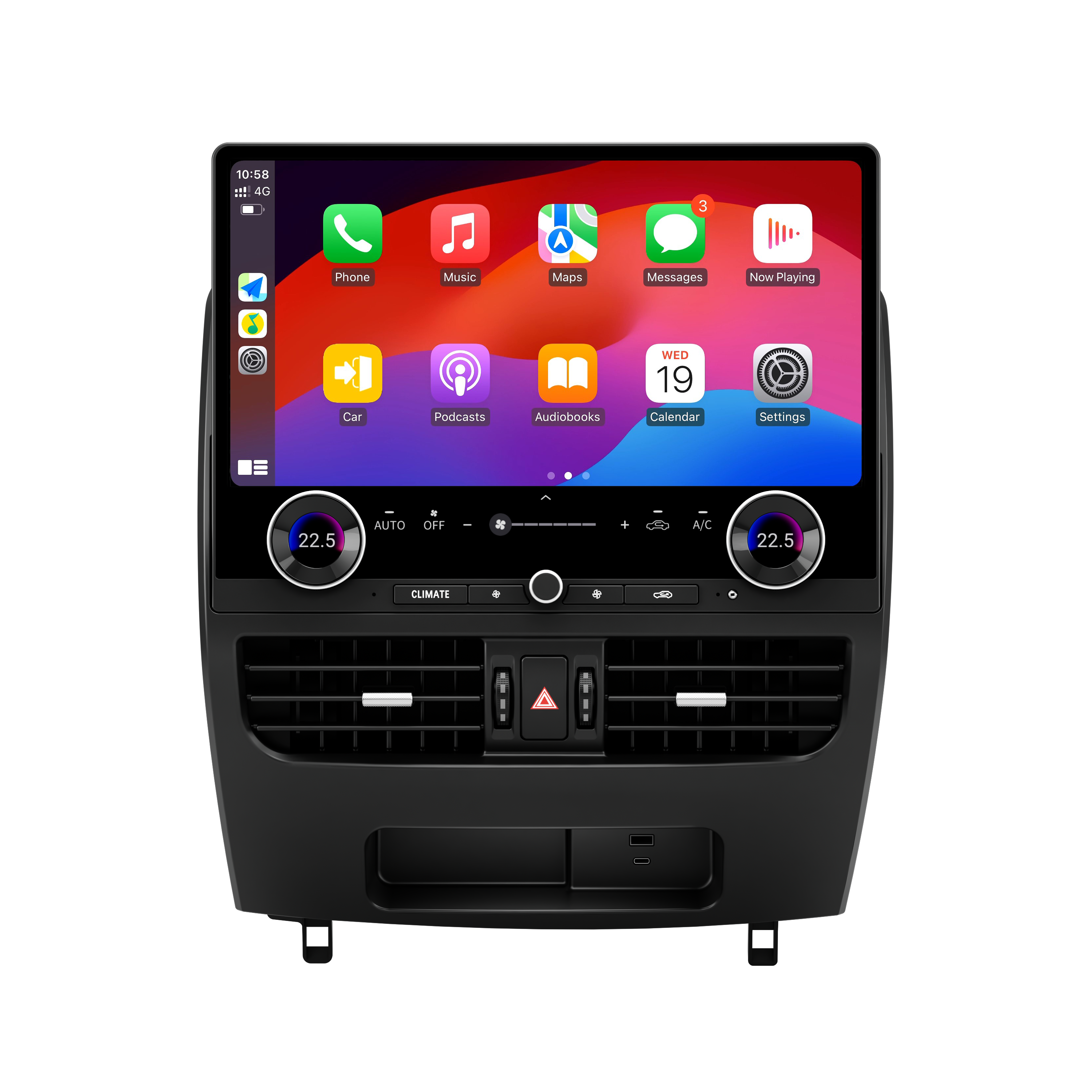 16.8" Android 13 Fast boot Navigation Radio for 2002 - 09 Toyota Prado ...